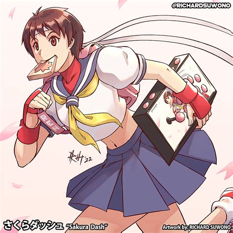 Kasugano Sakura Street Fighter Image By R Chie Zerochan