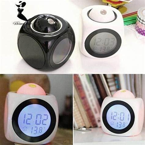 Multifunction LCD Display Voice Talking Projection Time Temp Display Alarm Clock Lazada PH