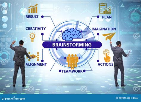 Brainstorming Concept As A Solution Tool Stock Photo Image Of Creativity Colleague