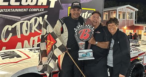 In Just His Second Season Tyler Rycenga Adds His Name To Berlin Raceway History Official Site