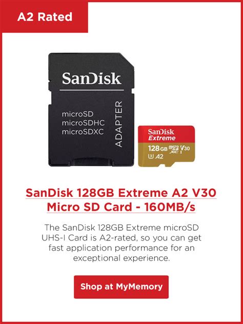 A1 Vs A2 Sandisk Microsd Card Whats The Difference Mymemory Blog