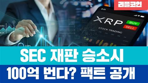 리플 재판 승소가 진짜 많은 걸 좌우 합니다 승소 확정 날 공개합니다 Youtube