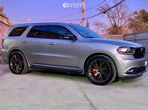 2017 Dodge Durango With 22x95 28 Wheel Replicas V1180 And 28540r22