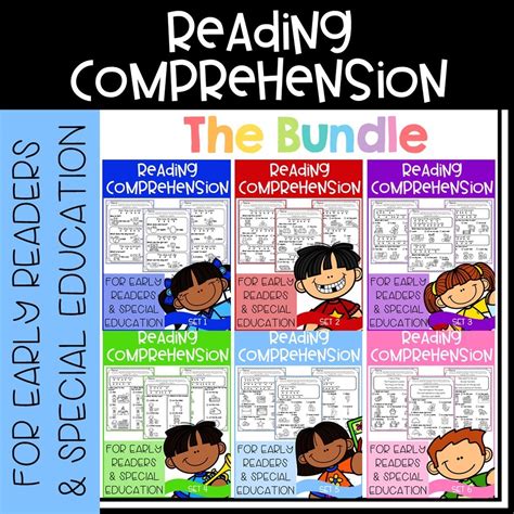 Printable Reading Comprehension For Early Readers 6 Set Shopee Malaysia