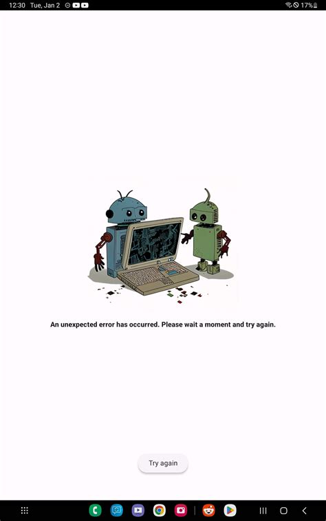 So Im Having This Issue Where I Entire Character Ai It Shows Me This