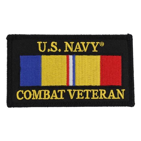 Us Navy Combat Veteran Ribbon Patch Flying Tigers Surplus