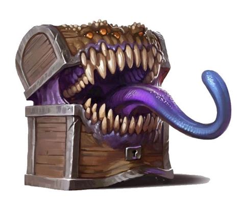 Mimic 5erace Mimic Pathfinder Dnd Mimic Ideas Mimic Dnd Art