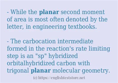 In Sentence Examples Of Planar Englishteststore Blog