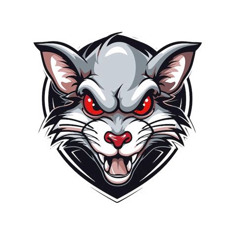 Mascota Del Ratón Vector Premium