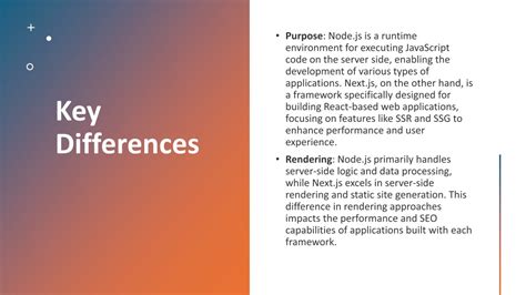 Ppt Nextjs Vs Nodejs Choose The Right Framework For App