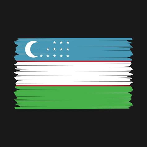 Uzbekistan Flag Vector Illustration 21670300 Vector Art At Vecteezy