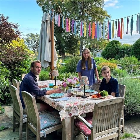 Ben Fogle Soaks Up The Sun In His Idyllic Garden After Impressive