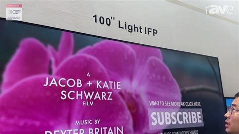 Ise 2024 Hkc Highlights 100″ Light Interactive Flat Panel Display For