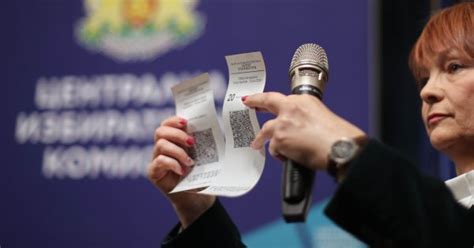 ЦИК показа бюлетината и как ще се гласува с машина на изборите на 9 юни Bgonair