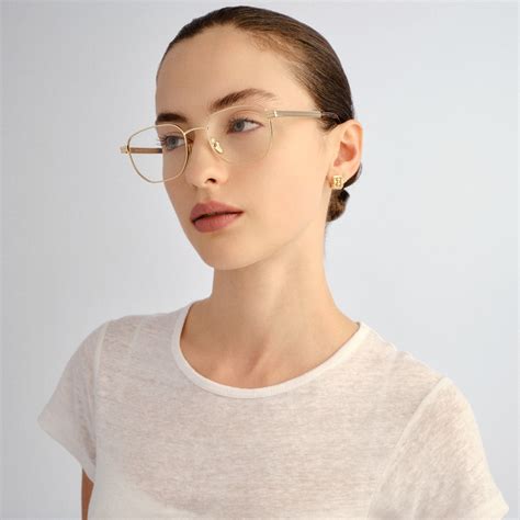Le Specs Hard Copy Gold Uni Sex Square Optical Frames Eyewear Index