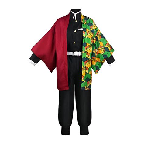Demon Slayer Water Hashira Giyu Tomioka Anime Cosplay Set Gadget Time
