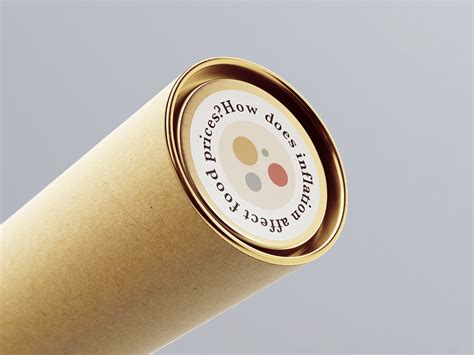 Data Visualization Of Inflation And Food Price On Behance