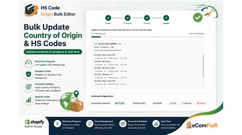 Hs Code And Origin Bulk Editor Bulk Edit Hs Codes And Country Of Origin