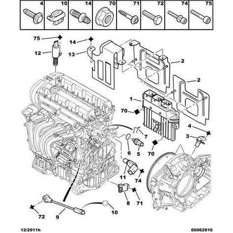 Citroen C5 2004 2008 Petrol Engine Speed Sensor 1920 EN Citroen Direct Parts