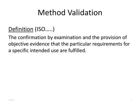 Multi Laboratory Method Validation Ppt Download