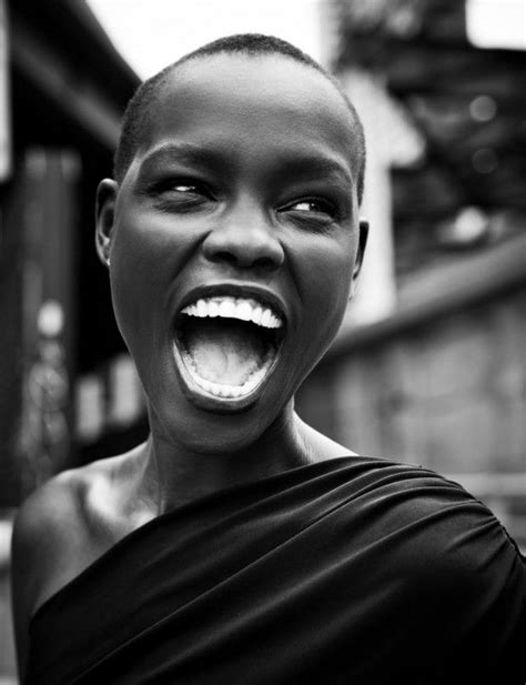 Grace Bol Sudanese Model Portrait Portrait Photography Beautiful Smile