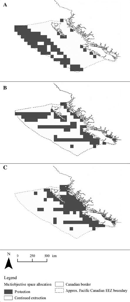 Outputs Of Multiobjective Space Allocation Analysis With Biodiversity