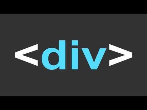 Изучите основы Div Html простой пример