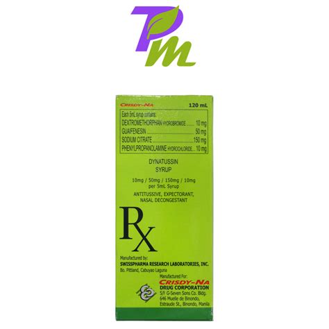 Dynatussin Syrup 120ml Proactivemart