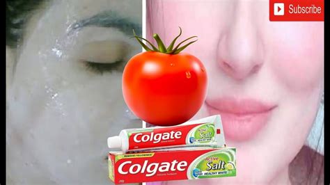 Toothpaste And Tomato For Skin Whettining Tomato Facial At Home For