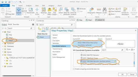 Gis Arcgispro Coordinatesystems Spatialanalysis Mapping