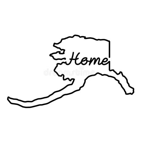 Alaska Line Drawing Stock Illustrations 814 Alaska Line Drawing Stock