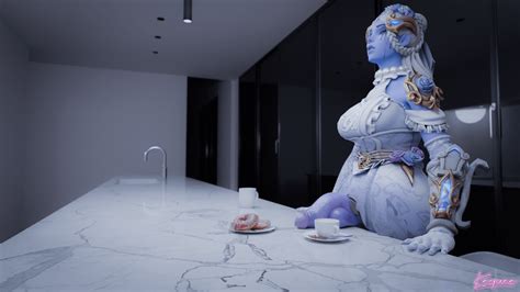 Widowmaker Filled Some Creamy Donuts Kaeporansfw Overwatch Rfutanari