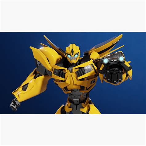 Bumblebee Transformers Prime 3d 모델 다운로드 로봇 On
