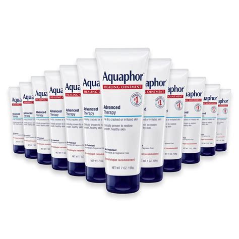 Aquaphor Healing Ointment Skin Protectant 7 Oz 12 Pack Contarmarket