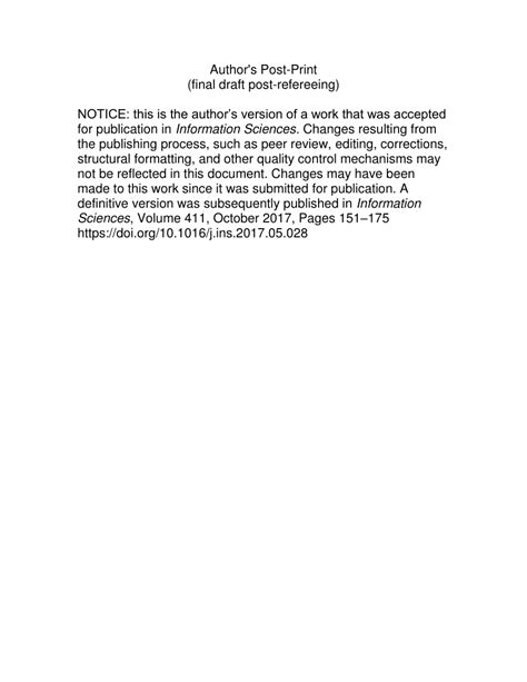 Pdf A Formal Approach To Chart Patterns Classification In Financial Time Series