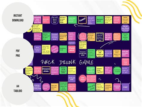 Drinking Games For Adults Dice Game Just Print At Home Etsy