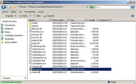 Instalación Y Configuración De Vmware Virtual Consolidated Backup