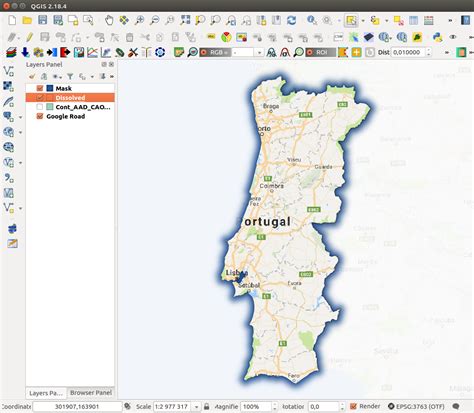 openlayers in qgis getting country map geographic information