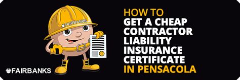 Fast And Cheap Liability Coverage For Pensacola Contractors