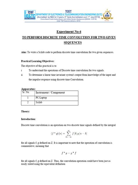 Signals And Systems Pdf Convolution Function Mathematics