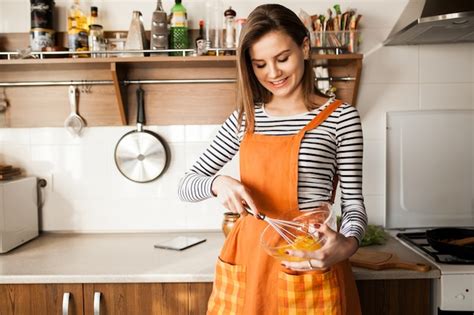 Free Photo Beautiful Adult Baking Bright Beauty