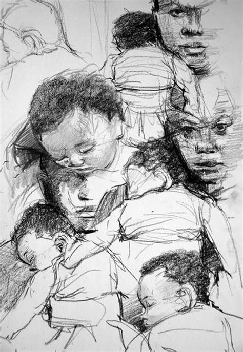 HOT SHOT 7 8 PRACTICE SKETCHING THE OUTLINE AND THE BLIND CONTOUR