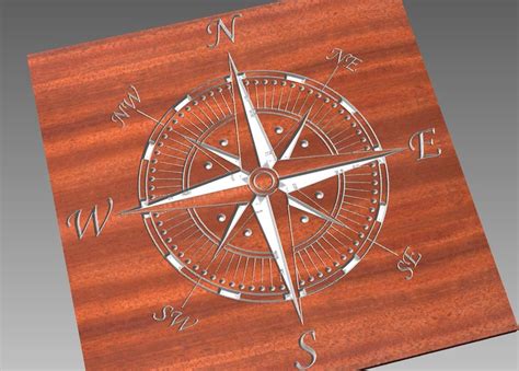 10 Svg Files Compass For Cnc Carving And Laser Compass Bundle Nautical