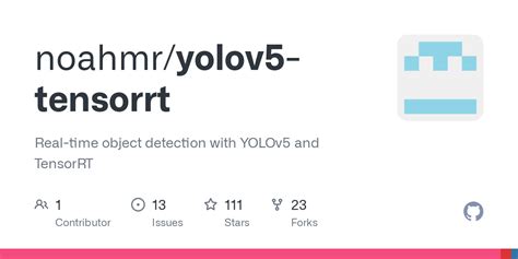 GitHub Noahmr Yolov5 Tensorrt Real Time Object Detection With YOLOv5