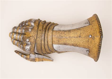 Gauntlet For The Right Hand Italian Milan The Metropolitan Museum