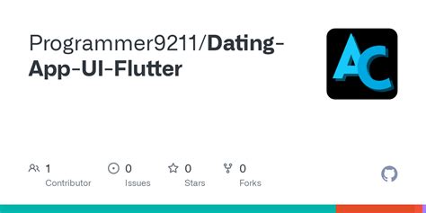 GitHub Programmer9211 Dating App UI Flutter