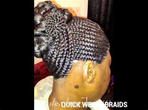 QUICK WEAVE BRAIDS YouTube