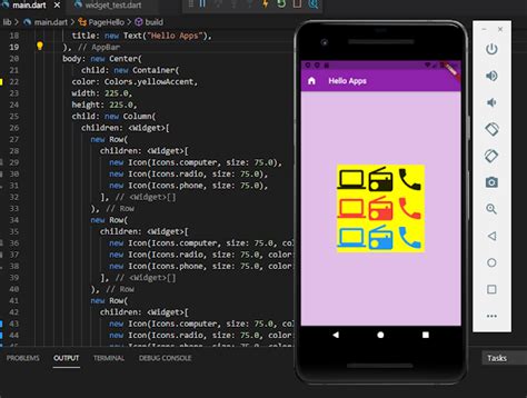 Flutter Membuat Layout Dengan Row Dan Column
