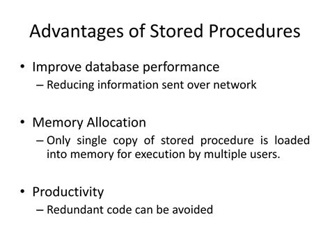 5 Stored Procedure And Functions Pptx Databases Computer
