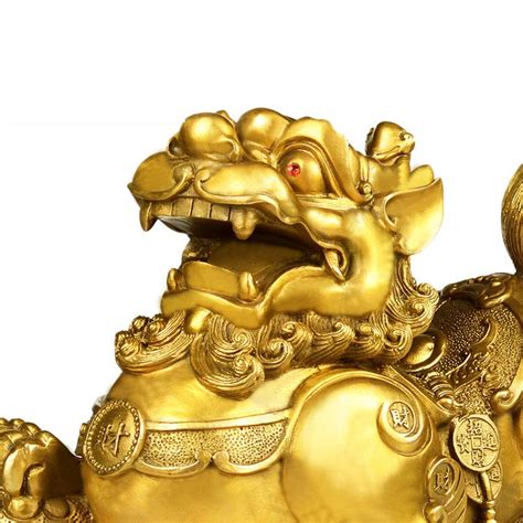 Buy Feng Shui Golden Brass Pi Yaopi Xiu Home Spot Supplies